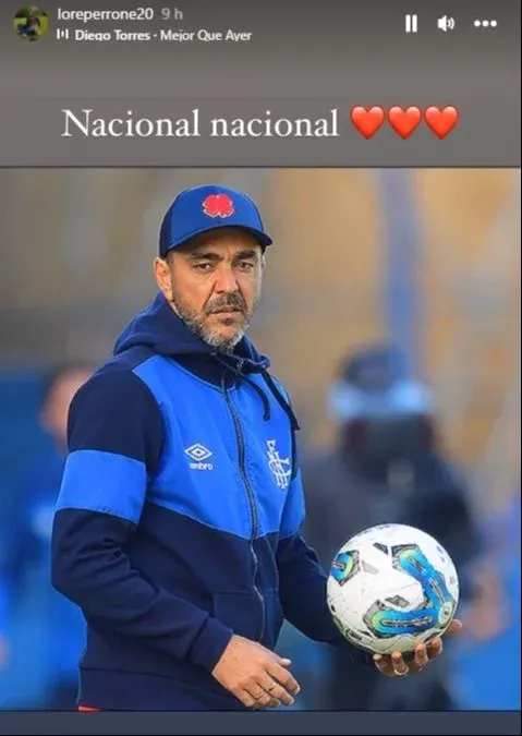 Los corazones de Lore Perrone para Álvaro Recoba y la canción de Diego ...