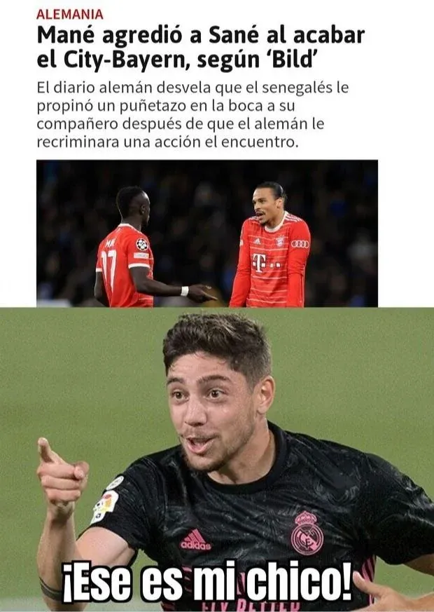Las redes sociales se inundaron de memes sobre el caso Federico Valverde