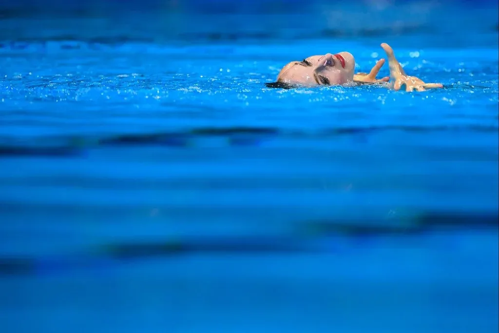 Romashina, la diosa rusa que deslumbró en el agua al ritmo de Carmen