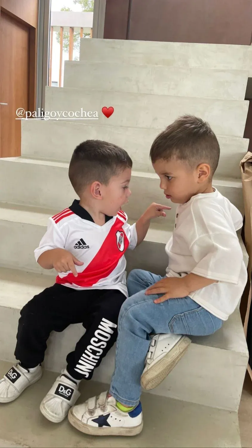 Benicio, el hijo de Federico Valverde, se mostró con la camiseta de un ...
