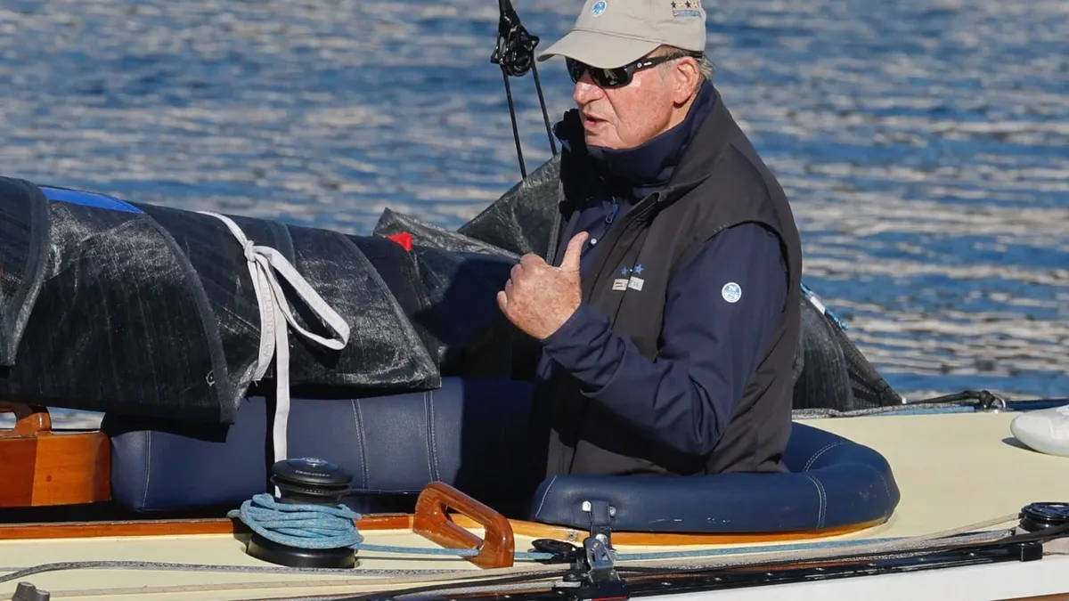Juan Carlos I, con su yate “El Bribón”, se proclamó campeón de España