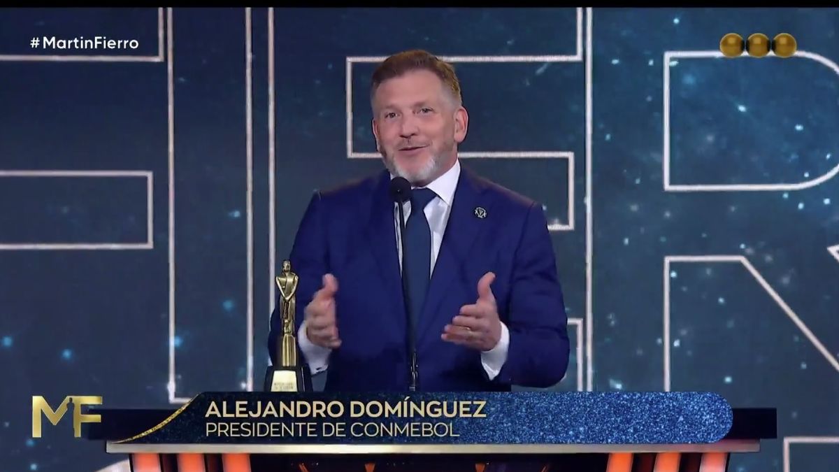 Martín Fierro 2024: ¿por qué recibió un premio Alejandro Domínguez, el presidente de Conmebol?