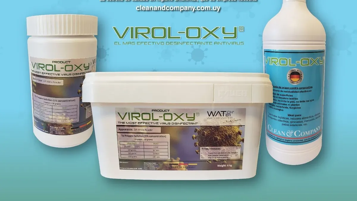 Virol-Oxy, la potencia alemana en desinfección que protege áreas y ...