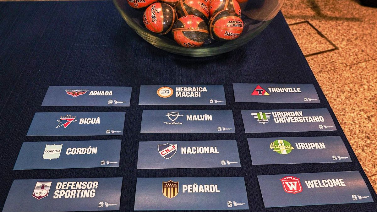 El fixture completo de la Liga Uruguaya de Básquetbol 2024-2025