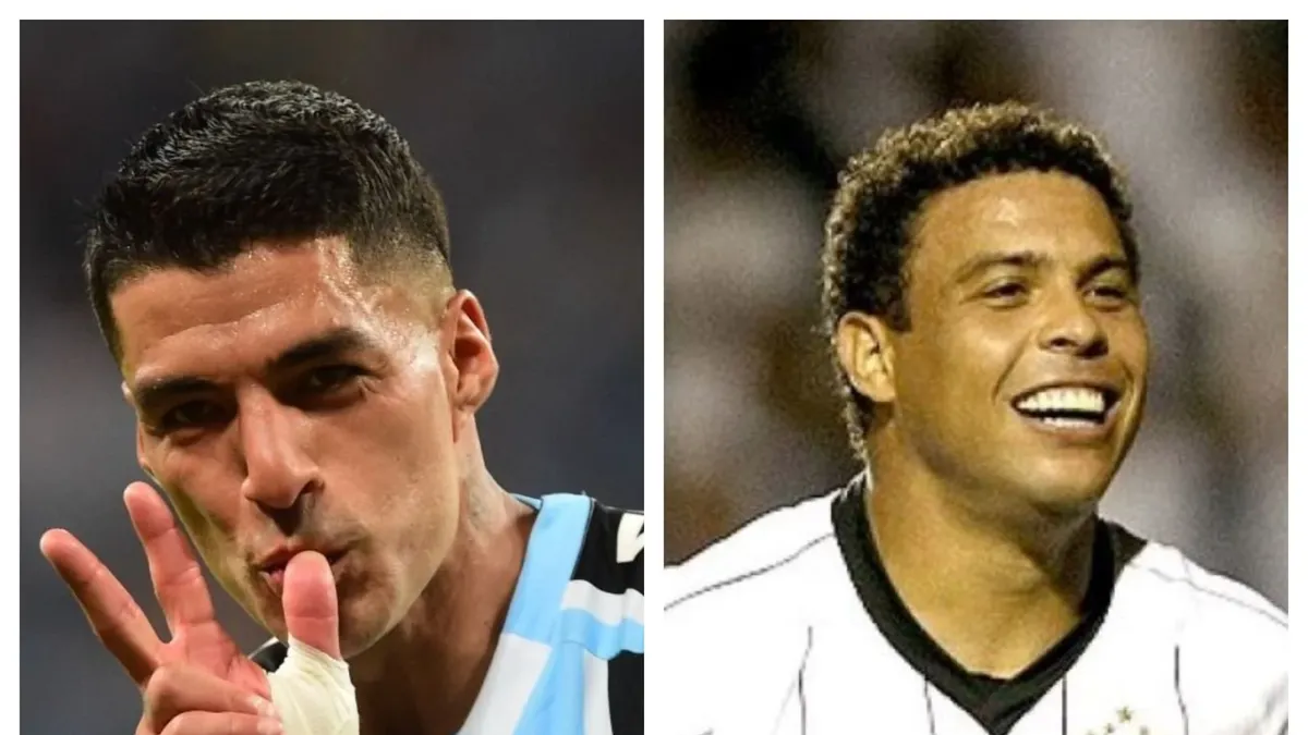 El récord de Ronaldo que igualó Luis Suárez con la camiseta de Gremio