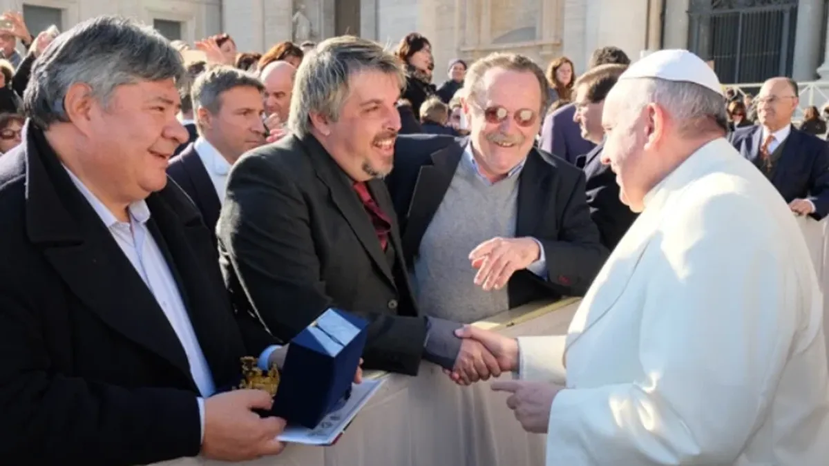 Papa Francisco recibió al gremialista Pablo Cabrera