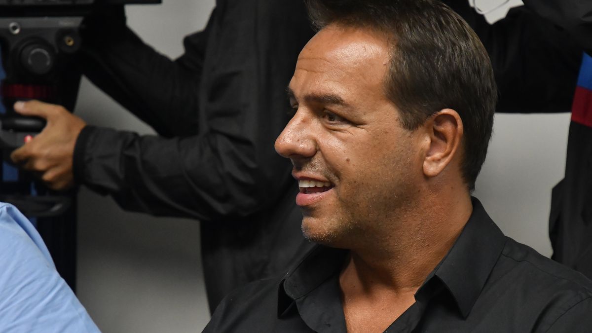 La foto que compartió Ignacio Ruglio, presidente de Peñarol, en el ...