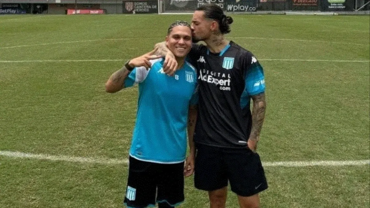 Juanfer Quintero entrenó con Maluma y lo hizo fanatico de Racing: Soy ...