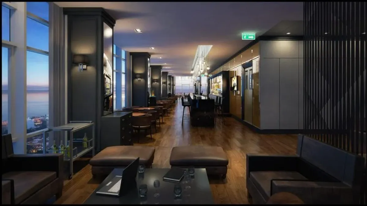 El exclusivo Piso 40 inauguró en silencio