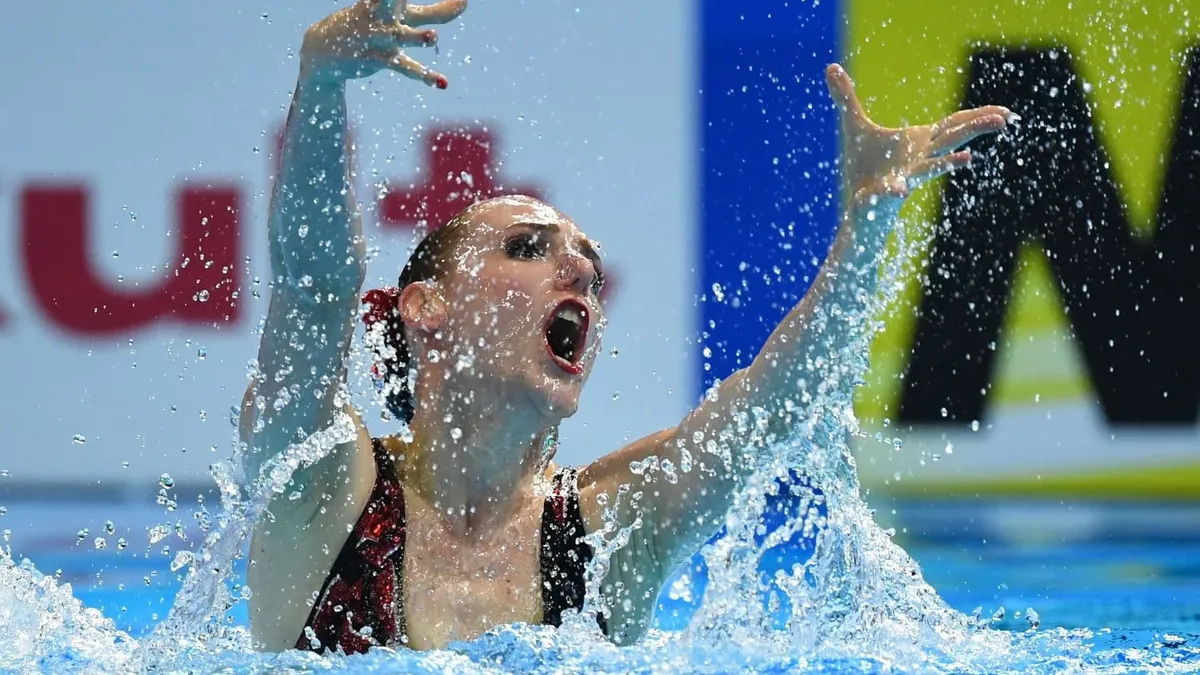 Romashina, la diosa rusa que deslumbró en el agua al ritmo de Carmen