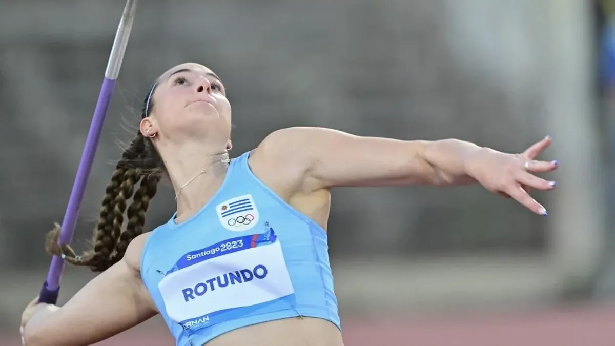 Manuela Rotundo fue medalla de plata en Huelva en lanzamiento de jabalina