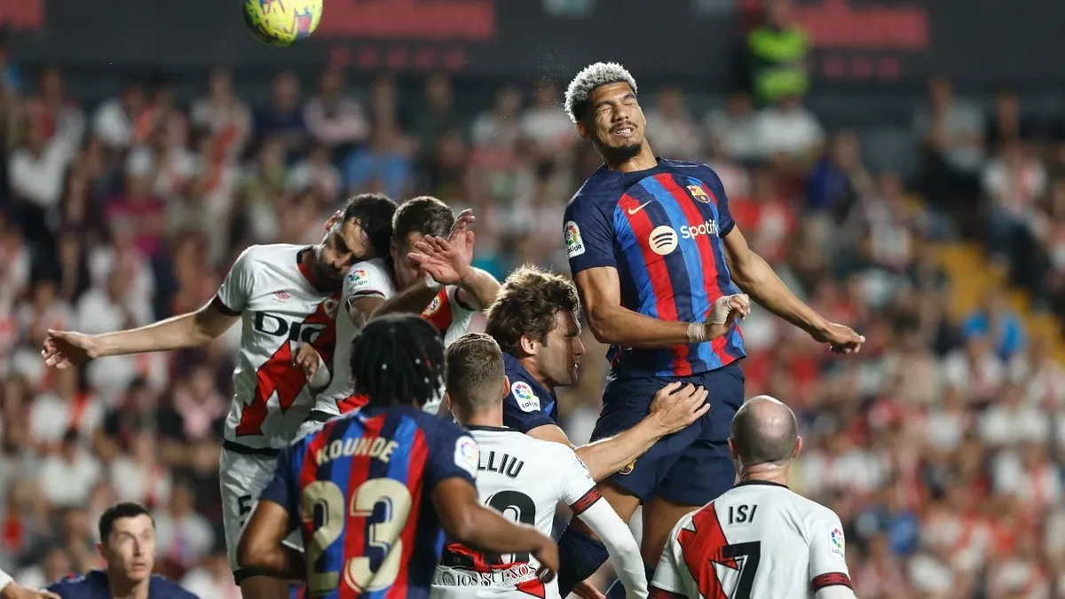 La autocrítica de Ronald Araujo tras la derrota de Barcelona ante Rayo ...