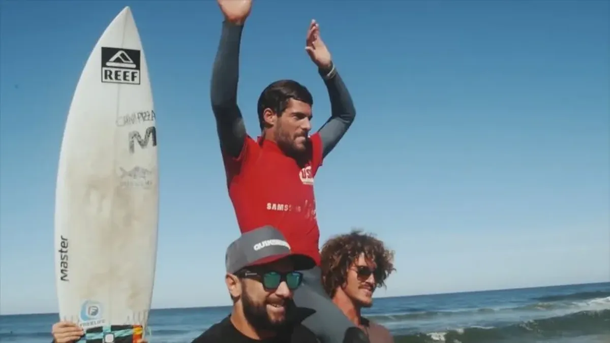 Sebastián Olarte nuevo campeón nacional de surf