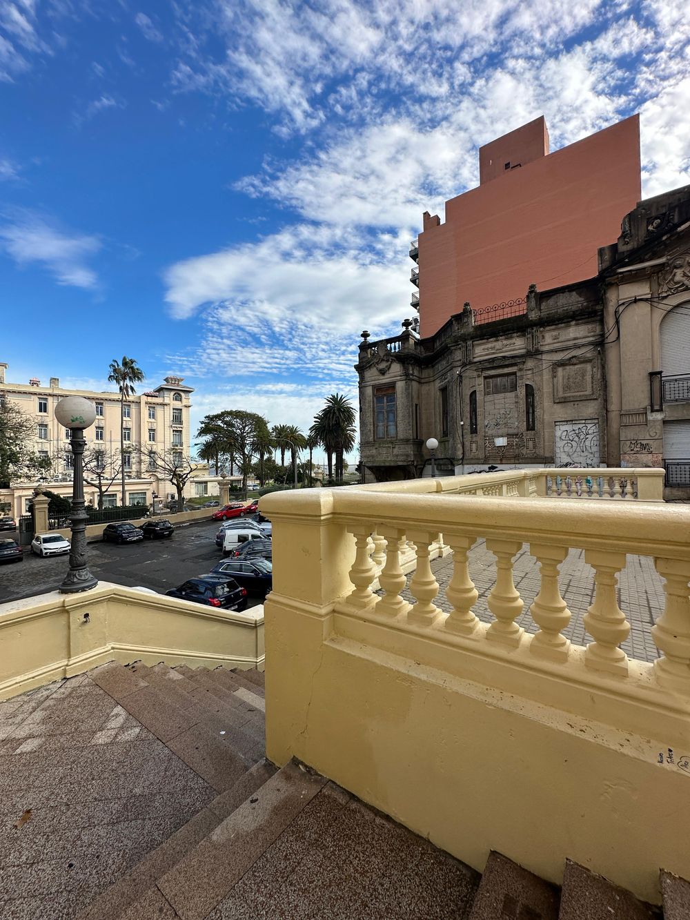 La histórica escalinata del Parque Rodó que se salvó de ser demolida ...