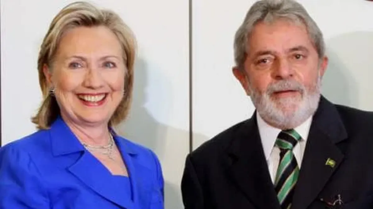 Lula recibió a Clinton