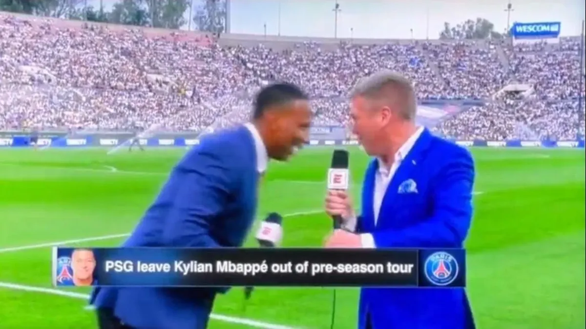 El susto que dio el comentarista Shaka Hislop al desmayarse en la ...