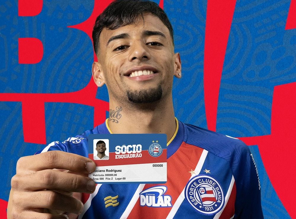 Luciano Rodríguez fue presentado como nuevo jugador de Bahía y en ...