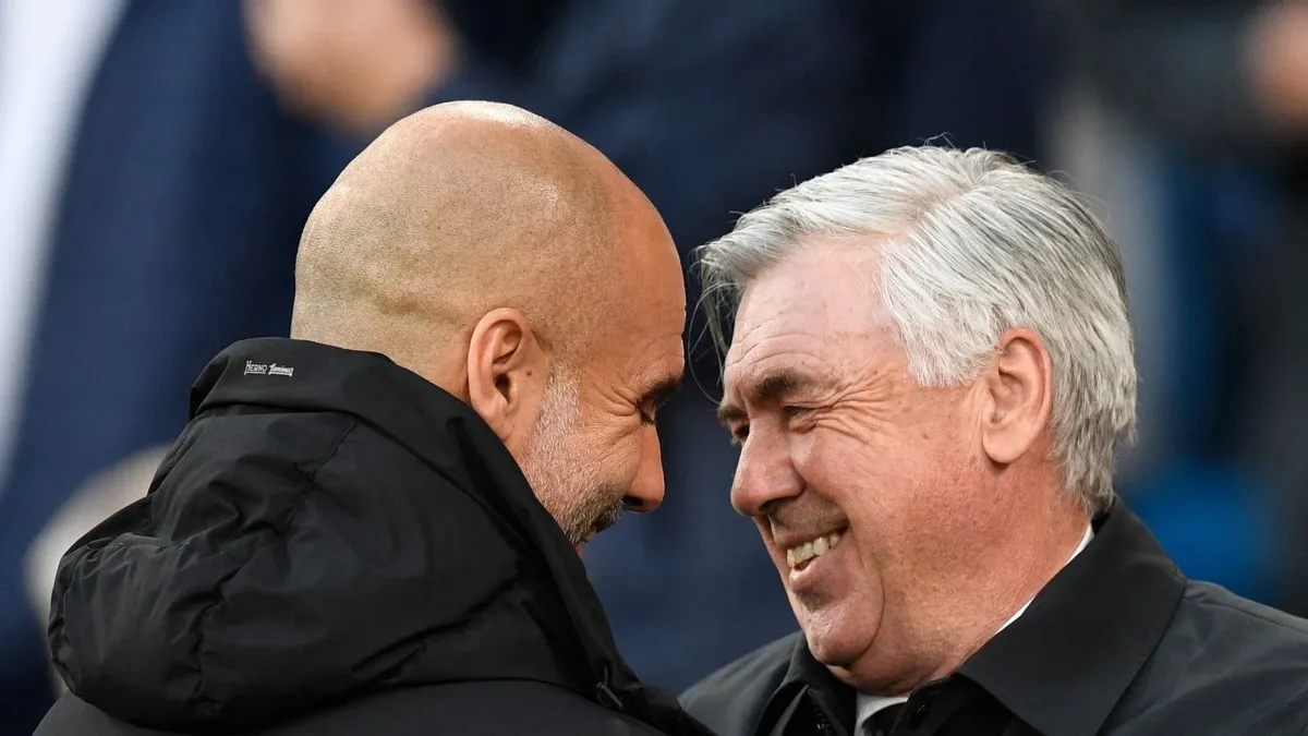 Ancelotti y Guardiola, el clásico reciente de la UEFA Champions League