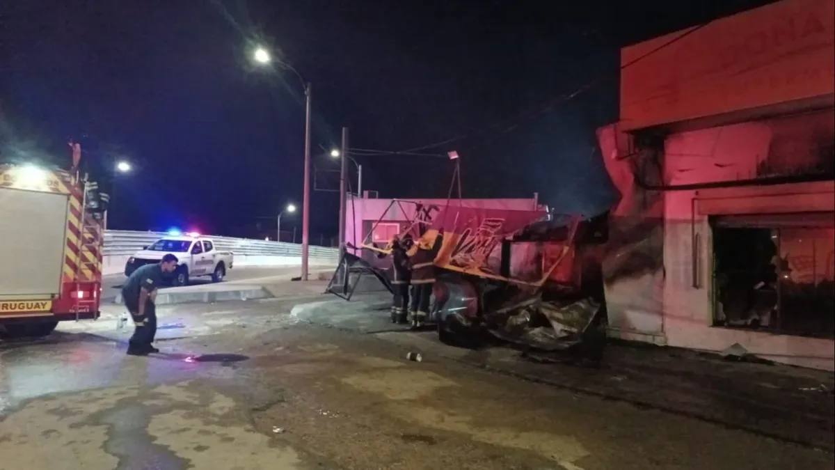 Se incendió el supermercado del diputado colorado Walter Cervini