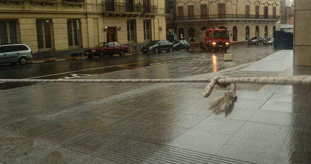 El día de la cuerda en Plaza Independencia: Sinae recordó el temporal ...