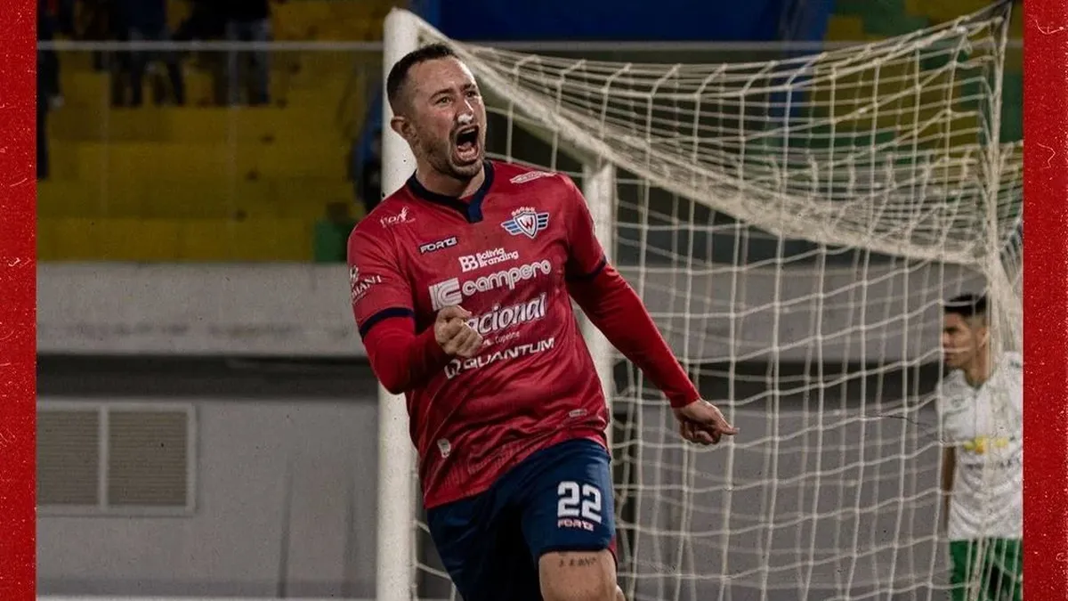 Mirá el insólito gol de Rodrigo Amaral para el empate de Jorge Wilstermann