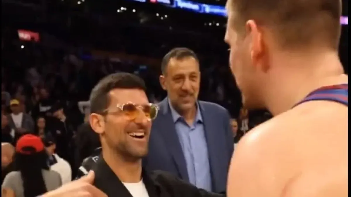 El encuentro de tres gigantes del deporte de Serbia: Djokovic, Divac y ...