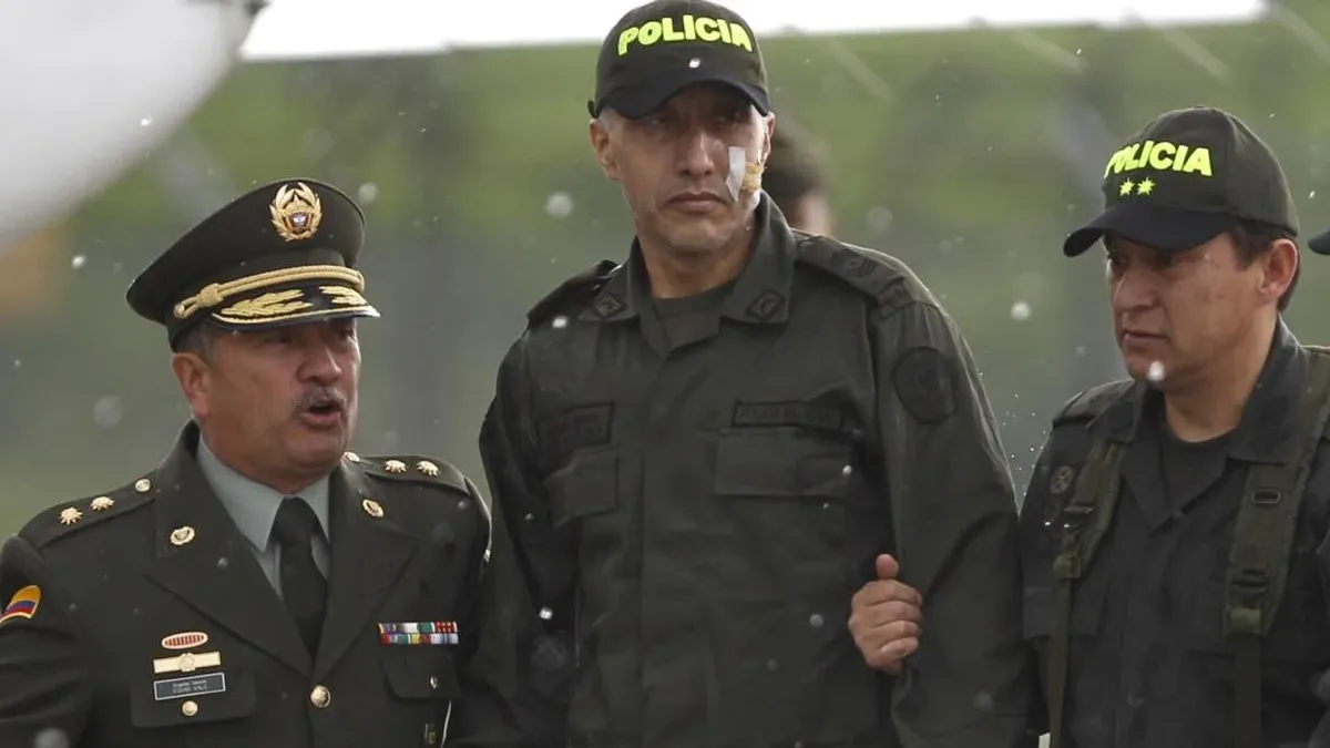 Arribó a Bogotá el policía que escapó de las FARC