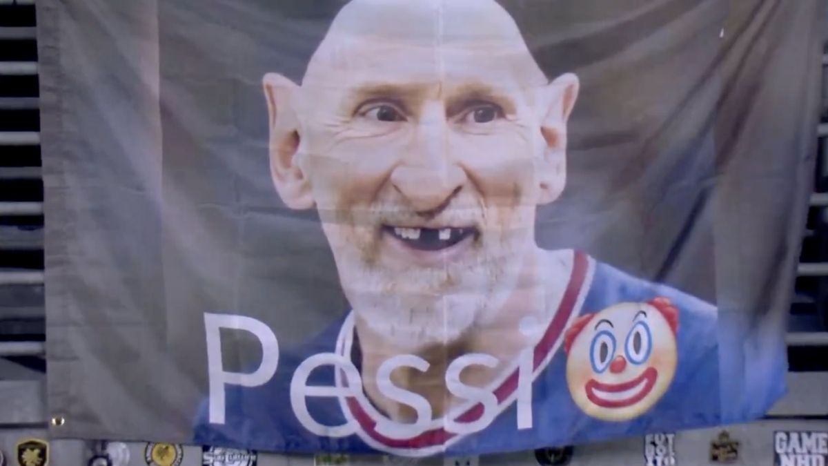 Hinchas de Los Angeles FC se burlaron de Lionel Messi con una bandera y ...