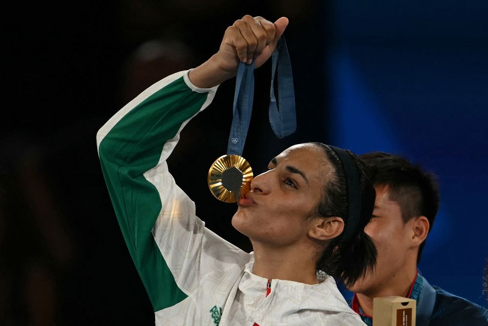 El impactante cambio de look de la boxeadora Imane Khelif, una de las ...