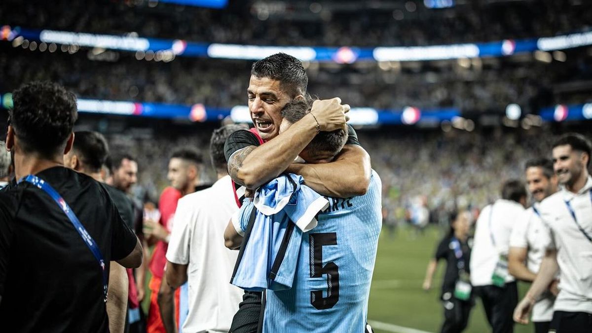 Copa América 2024: las emotivas fotos del festejo de Luis Suárez con ...
