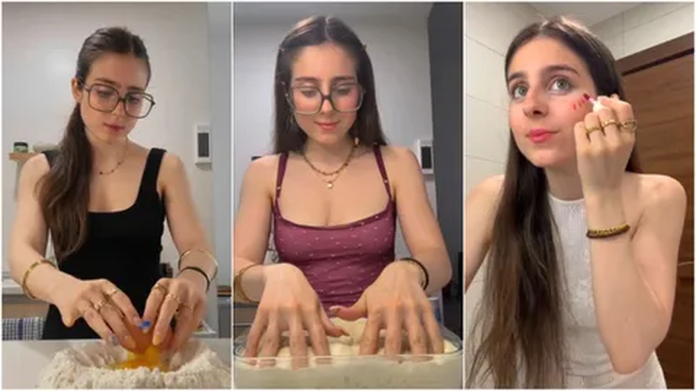 Roro: la influencer española que cocina para su novio y desata la furia de las feministas