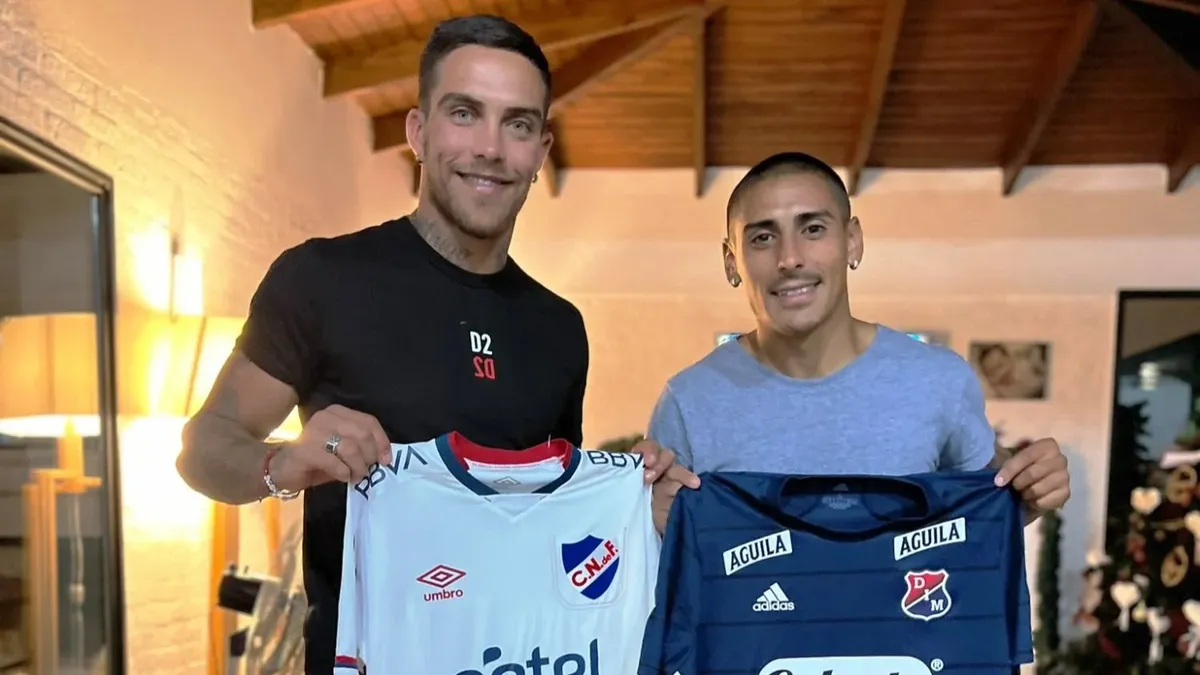 Javier Méndez, de Peñarol, habló sobre su foto con la camiseta de Nacional y Diego Zabala