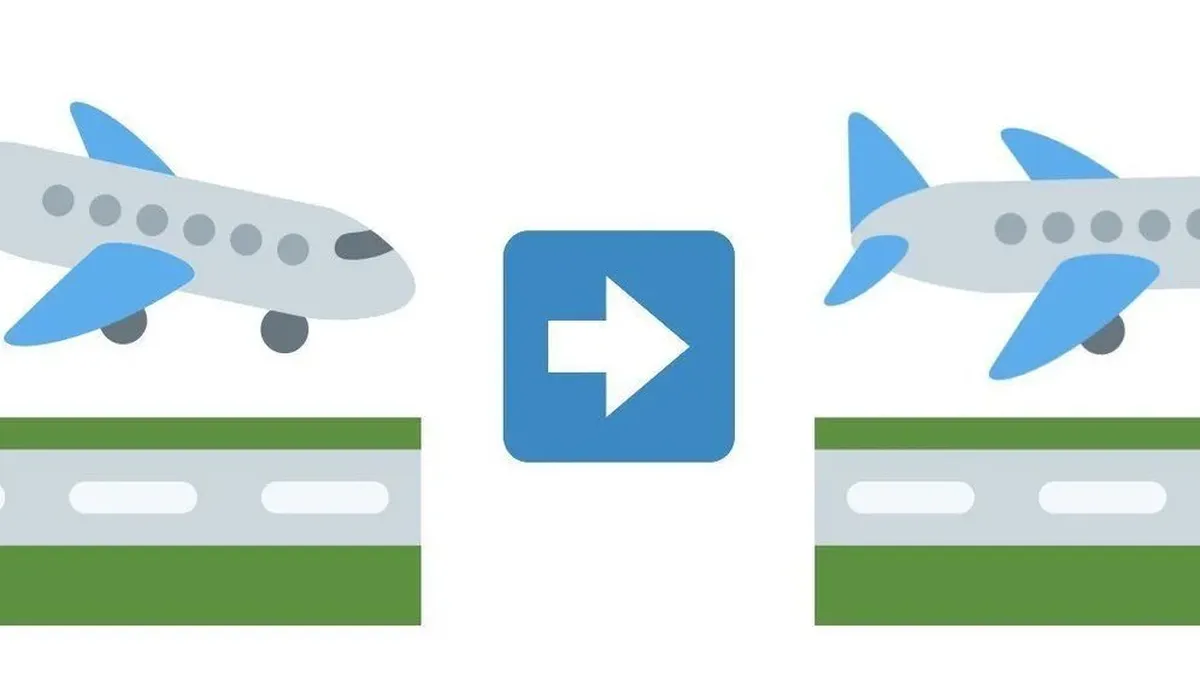 El emoji de la catástrofe aérea