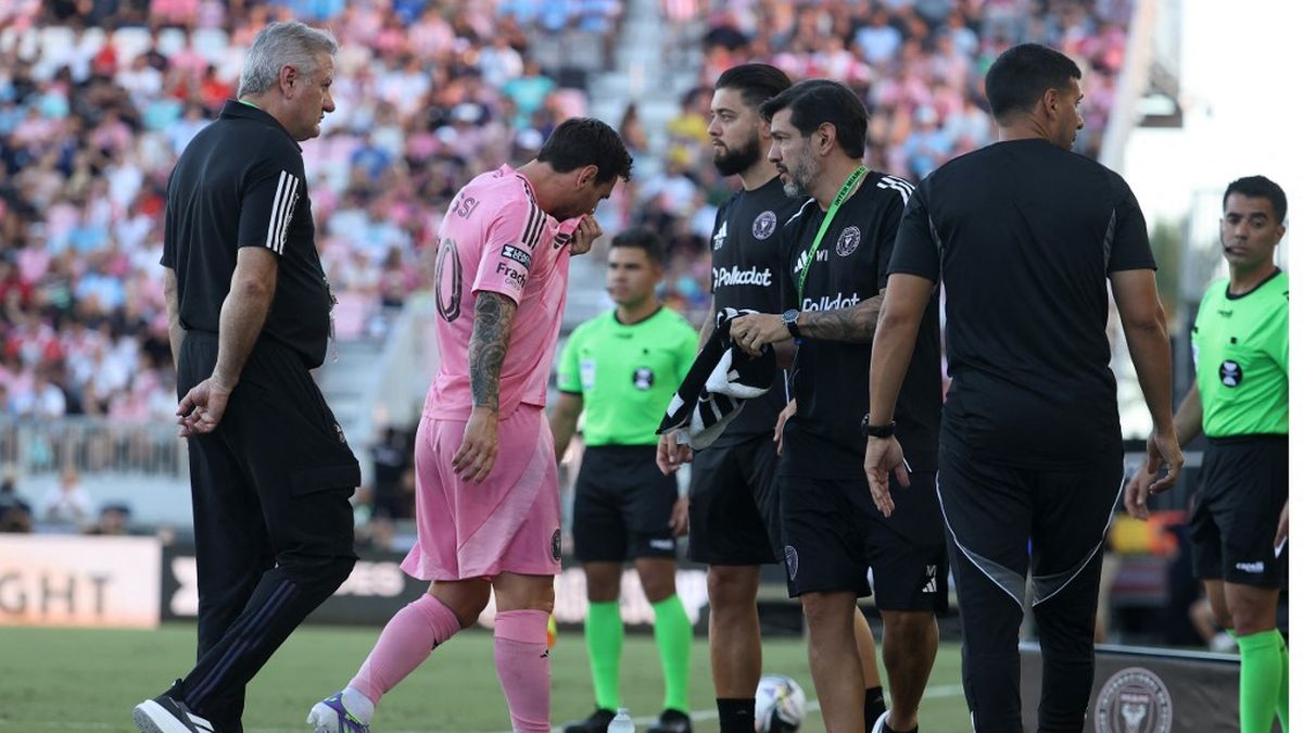 La lesión de Messi: Inter Miami dio a conocer el parte médico del crack argentino que se sintió ...