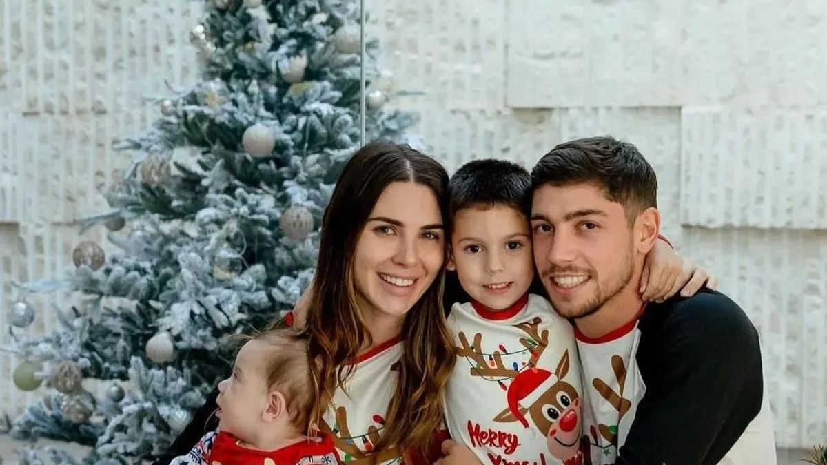Benicio, el hijo mayor de Federico Valverde, sorprendió a todos vestido ...