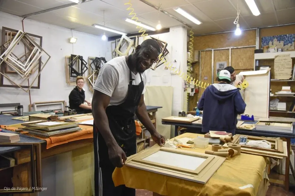 Jimmy Boston: campeón con Hebraica y artista plástico