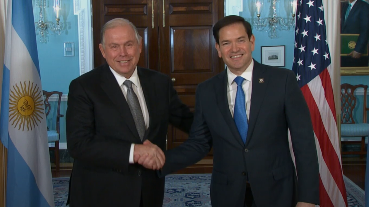 Gerardo Werthein y Marco Rubio se reunieron en Washington con un ...