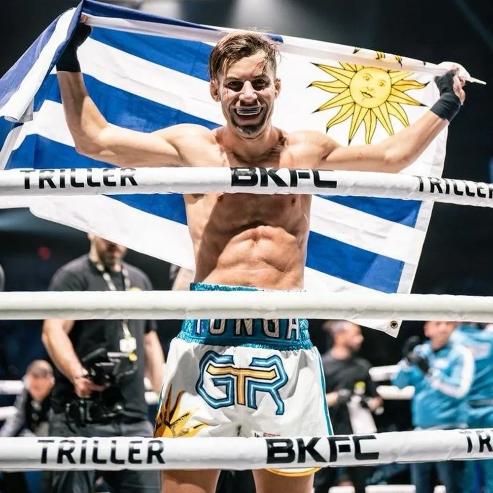 Gastón Reyno tuvo su mejor debut en el nuevo deporte violento, bare ...