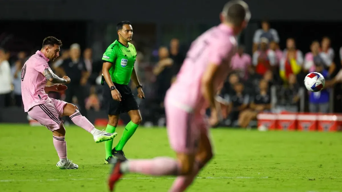 Así fue el primer golazo de Lionel Messi en Inter de Miami
