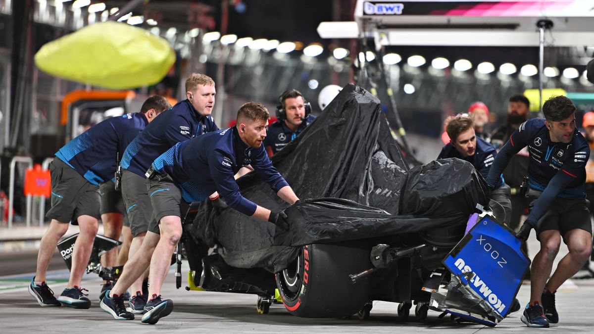 Mirá el choque de Franco Colapinto durante la clasificación para el ...