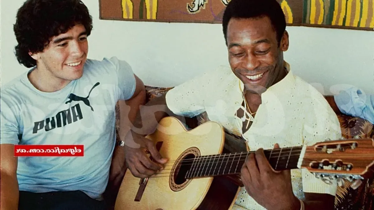 La Historia De Pelé Y Maradona Enemigos Y Amigos Que Podrán Jugar