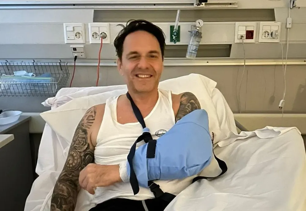 Roberto Moar sufrió un accidente y terminó con fractura expuesta de ...