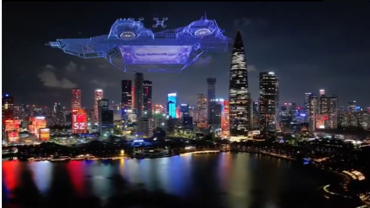 Así fue el impresionante show de drones en China que asombró hasta a ...