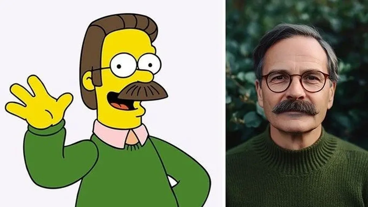 ¿Cómo se verían los personajes de Los Simpson en carne y hueso? Así los ...