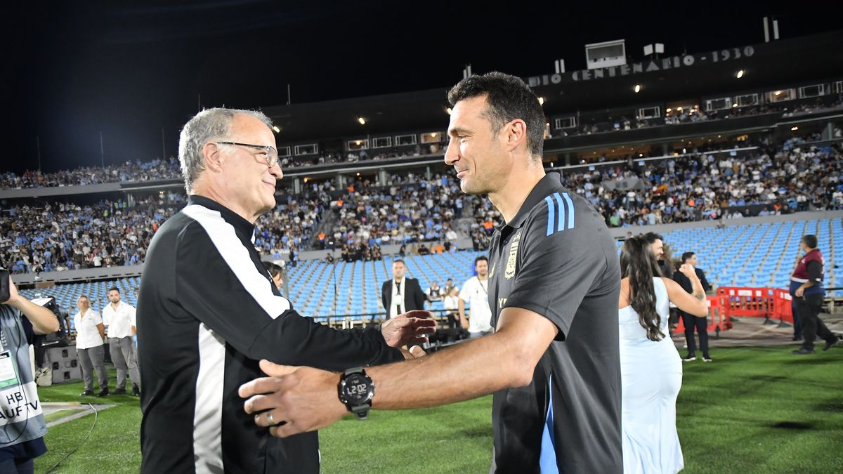 Nicolás Falcón le hizo llenar los ojos de lágrimas a Lionel Scaloni: No ...