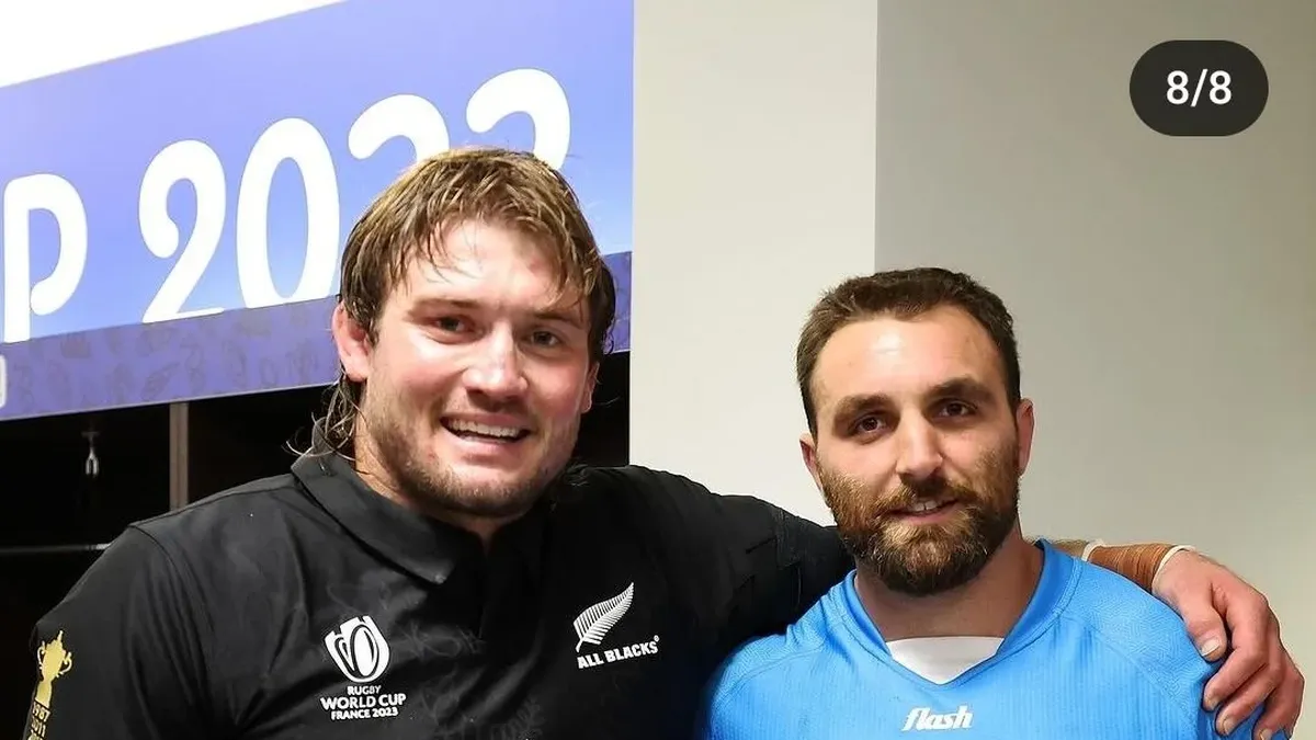 El tercer tiempo de los All Blacks y Los Teros en el vestuario: En el ...