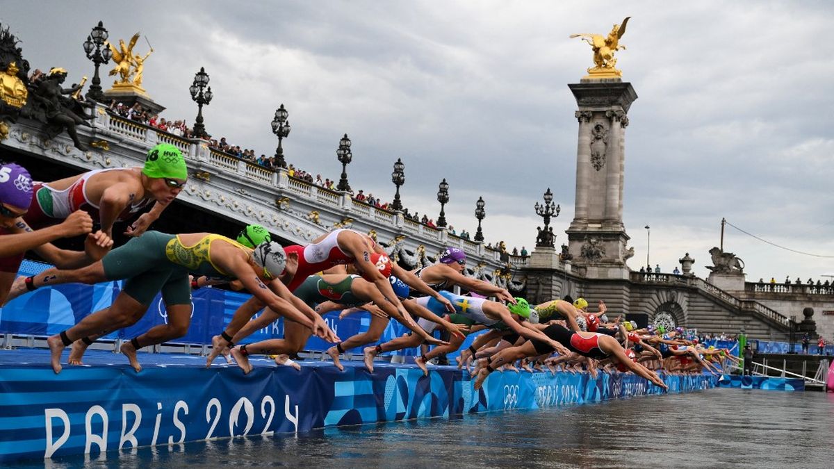 Juegos Olímpicos París 2024: finalmente se hizo el triatlón en el río ...