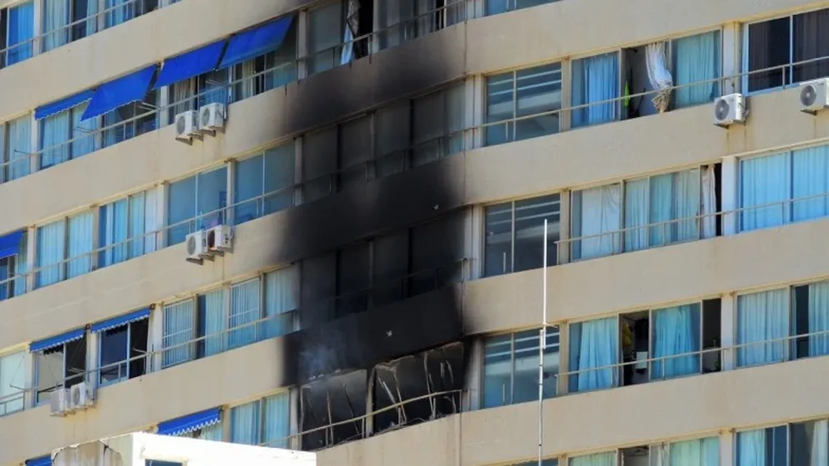 Incendio en edificio: Bomberos controló el fuego y se evalúan daños ...