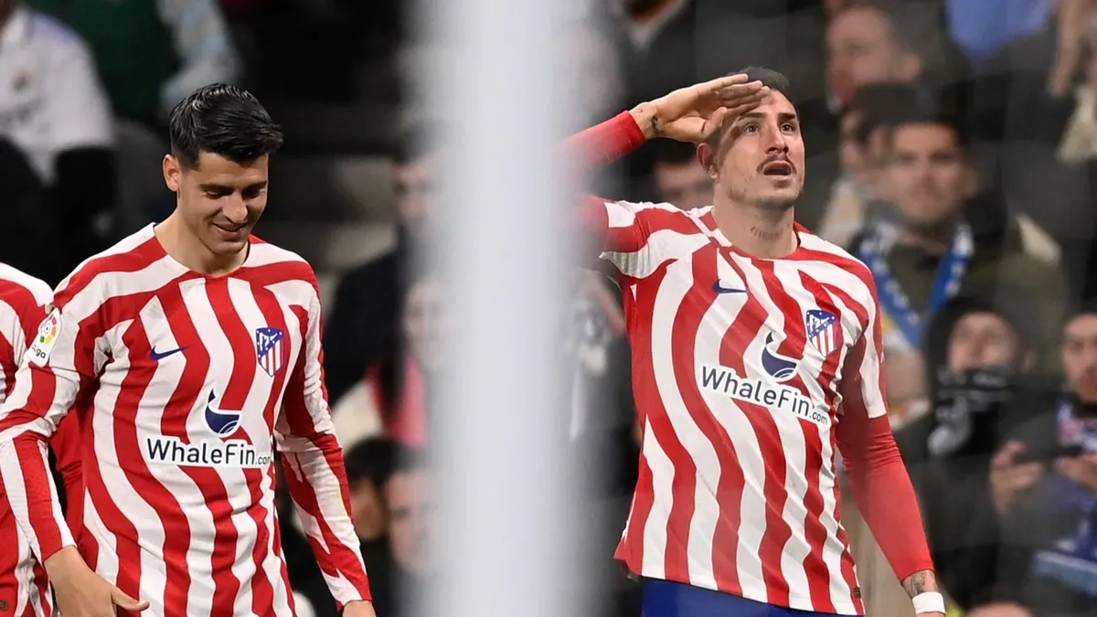 El gol de Josema Giménez al Real Madrid rompió con una importante racha del golero Thibaut Courtois