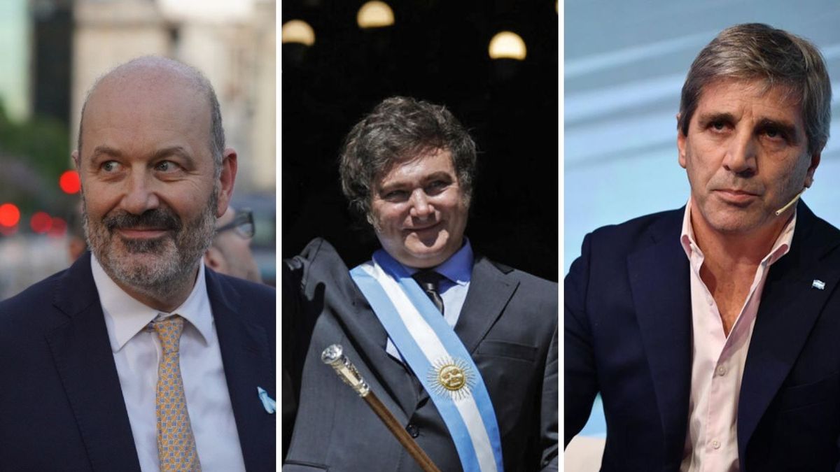 Javier Milei le otorga más poder a Luis Caputo y Sturzenegger queda en segundo plano